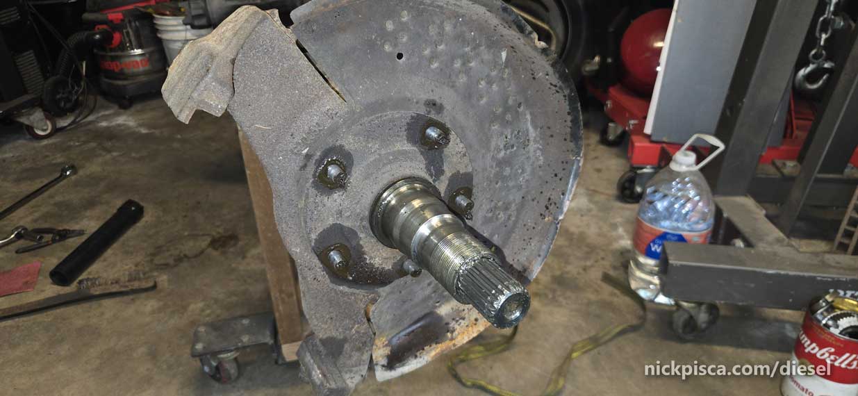 Dana 44 Knuckle Rebuild (Ball Joints, Shield Repair, Spindle Removal ...